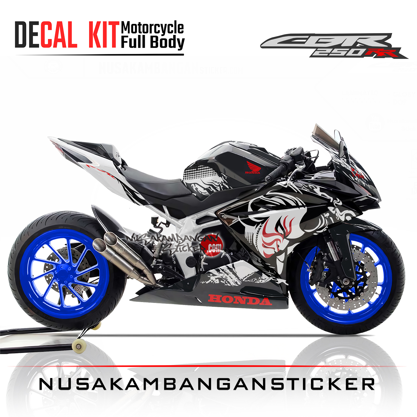 Decal CBR 250 RR – Kabuki 2 – Nusakambangan Sticker