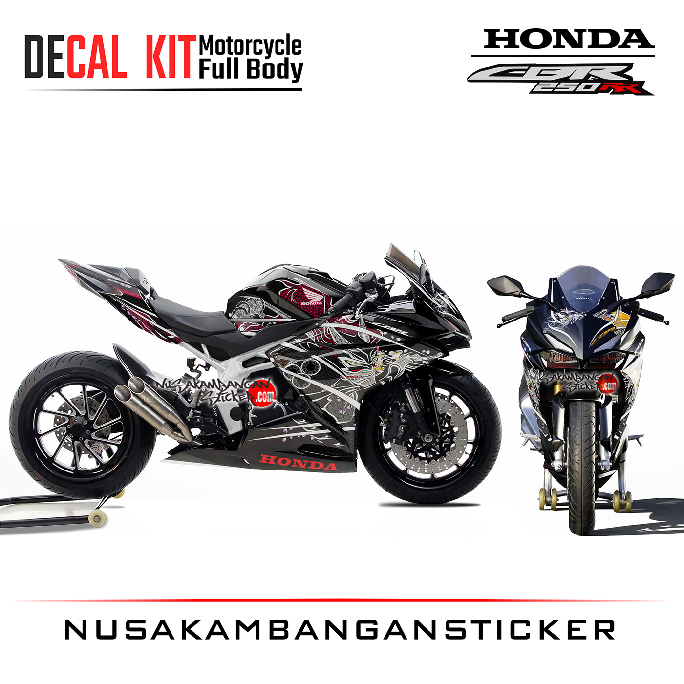Decal Sticker Honda CBR 250 RR – Spesial Edition Garuda x Samurai ...
